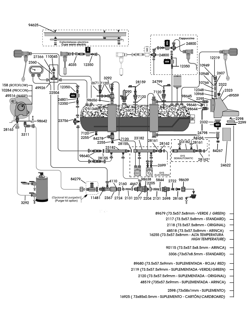 Exploded views for Horeca, Refrigeration & HVAC equipment