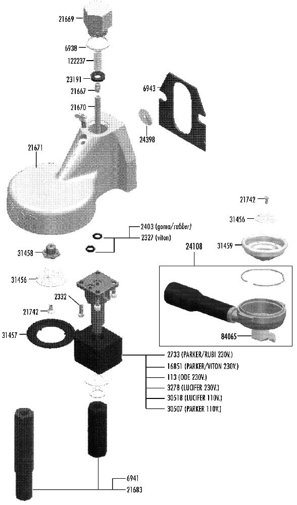 Exploded views for Horeca, Refrigeration & HVAC equipment