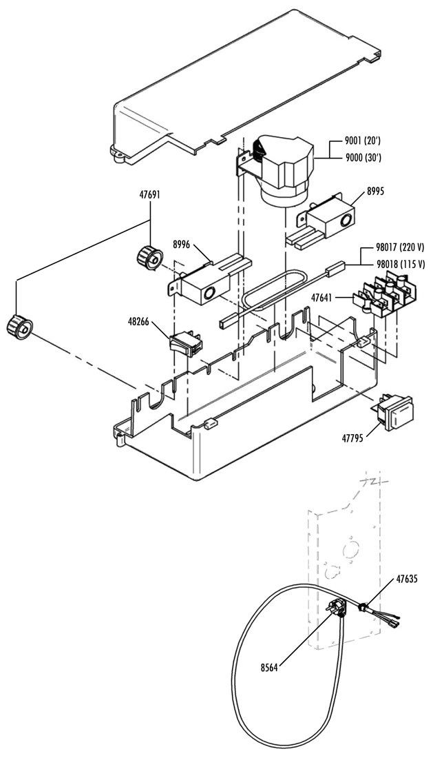 Exploded views for Horeca, Refrigeration & HVAC equipment